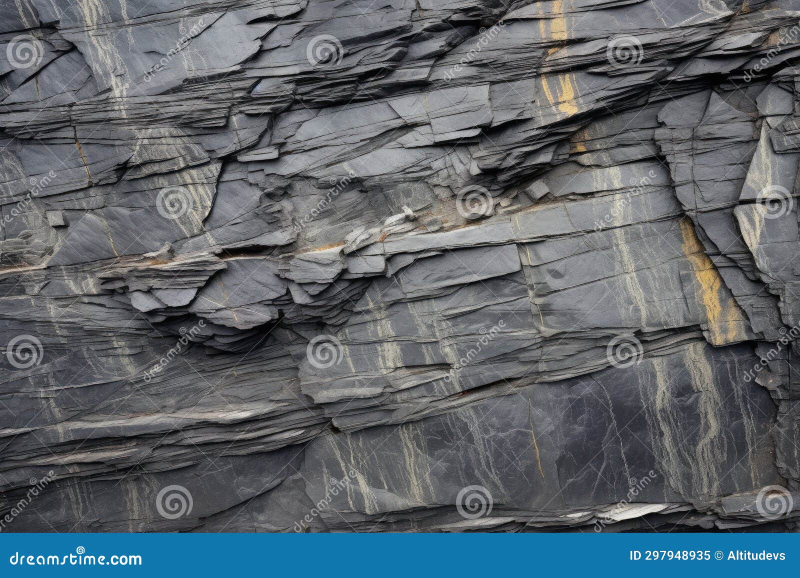 Detailed Texture of Layered Slate Stock Image - Image of rock, rough ...