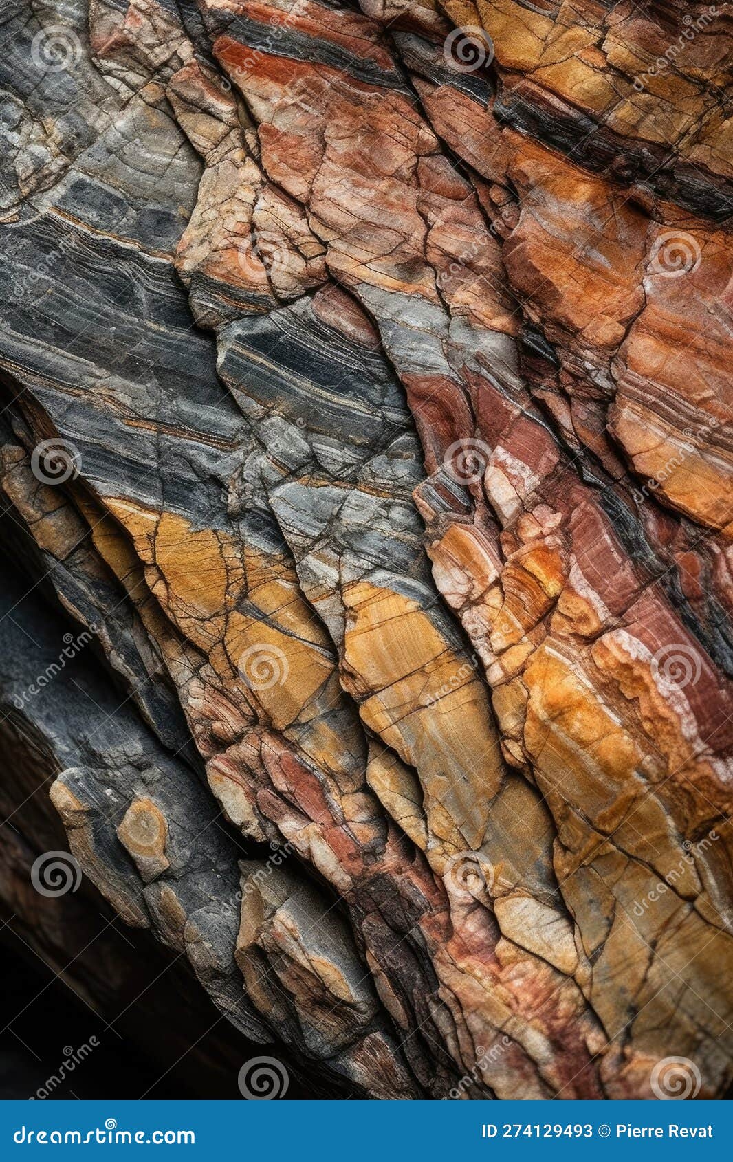 Detailed Texture of Rough Stone Surface in Macro Shot Stock ...