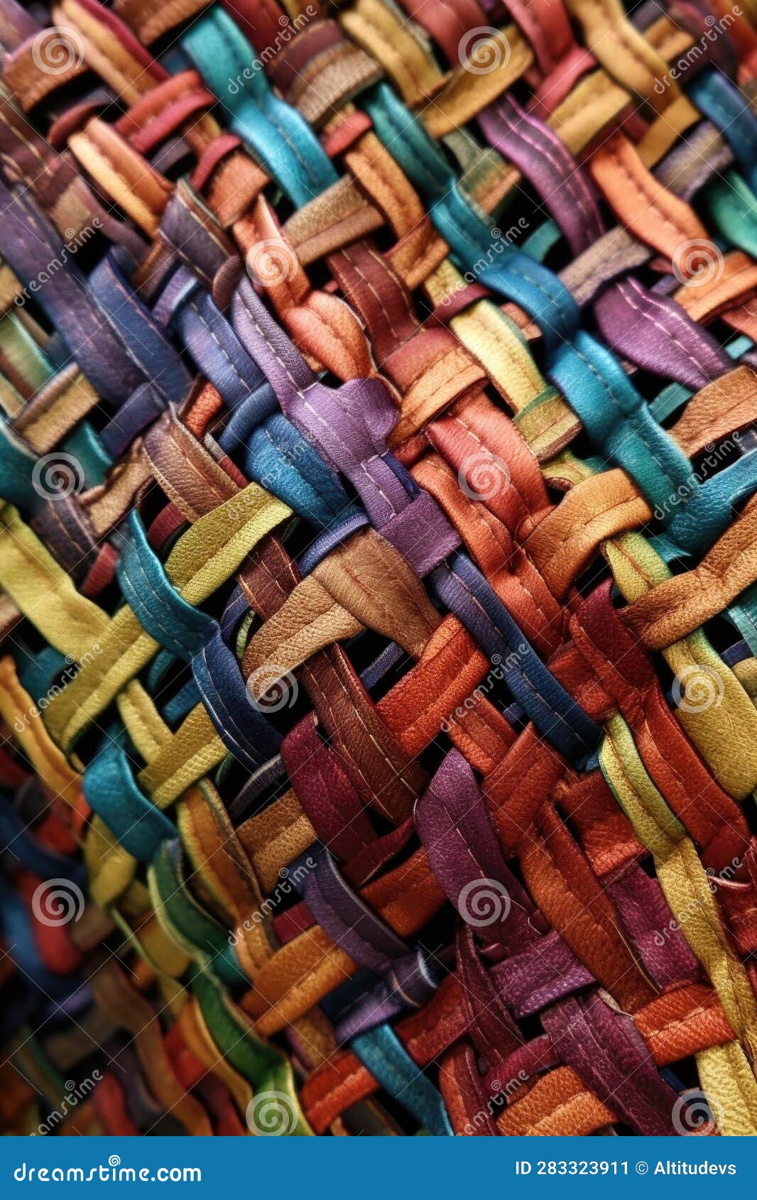 Detailed Texture of a Woven Fabric Up Close Stock Illustration ...