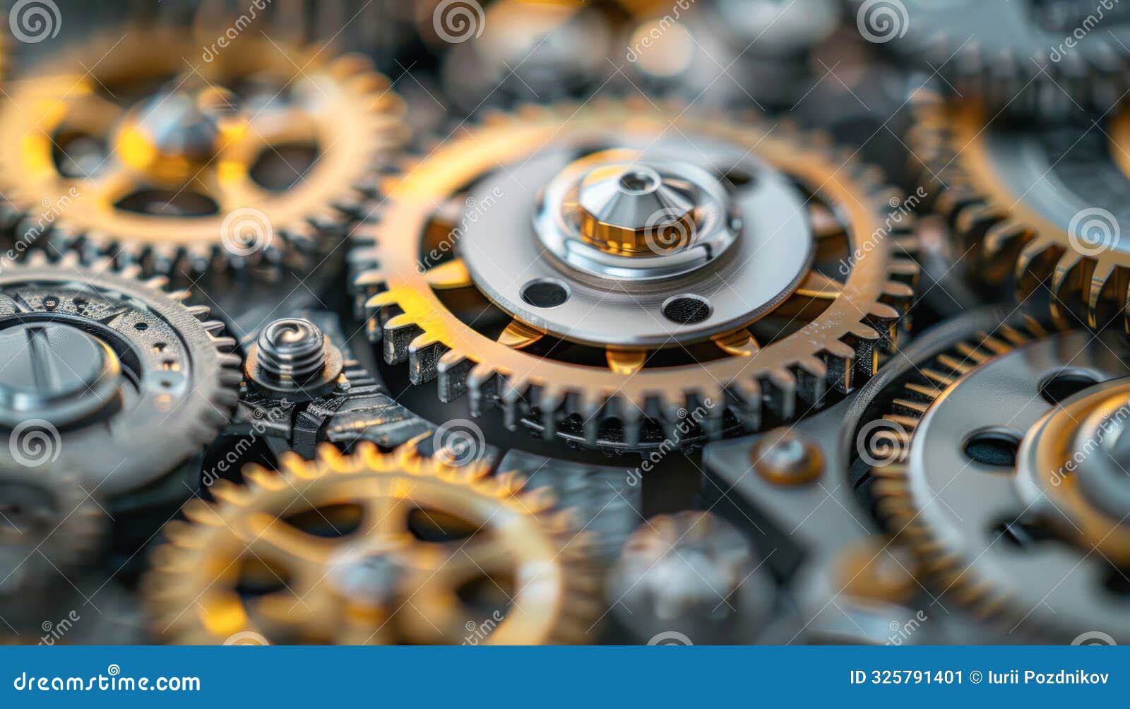 A Detailed, Upclose View of the Inner Workings and Front Side of a ...