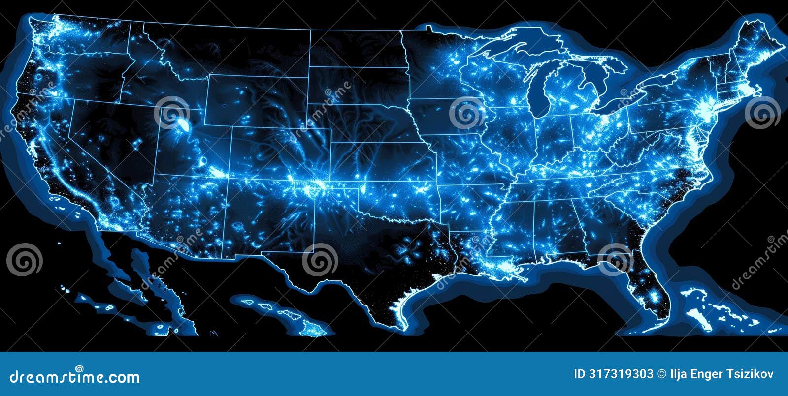 Detailed Usa Map Identifying Election Hotspots for Comprehensive Voting ...