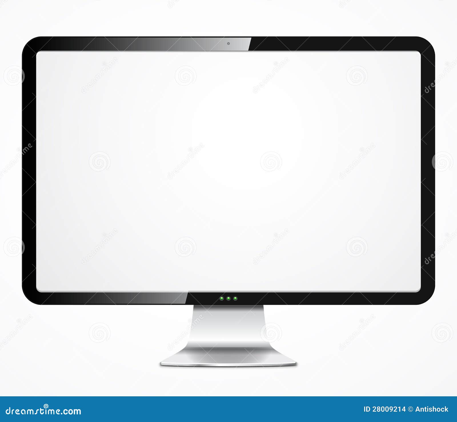 Detailed Vector Computer Display Stock Vector - Illustration of ...
