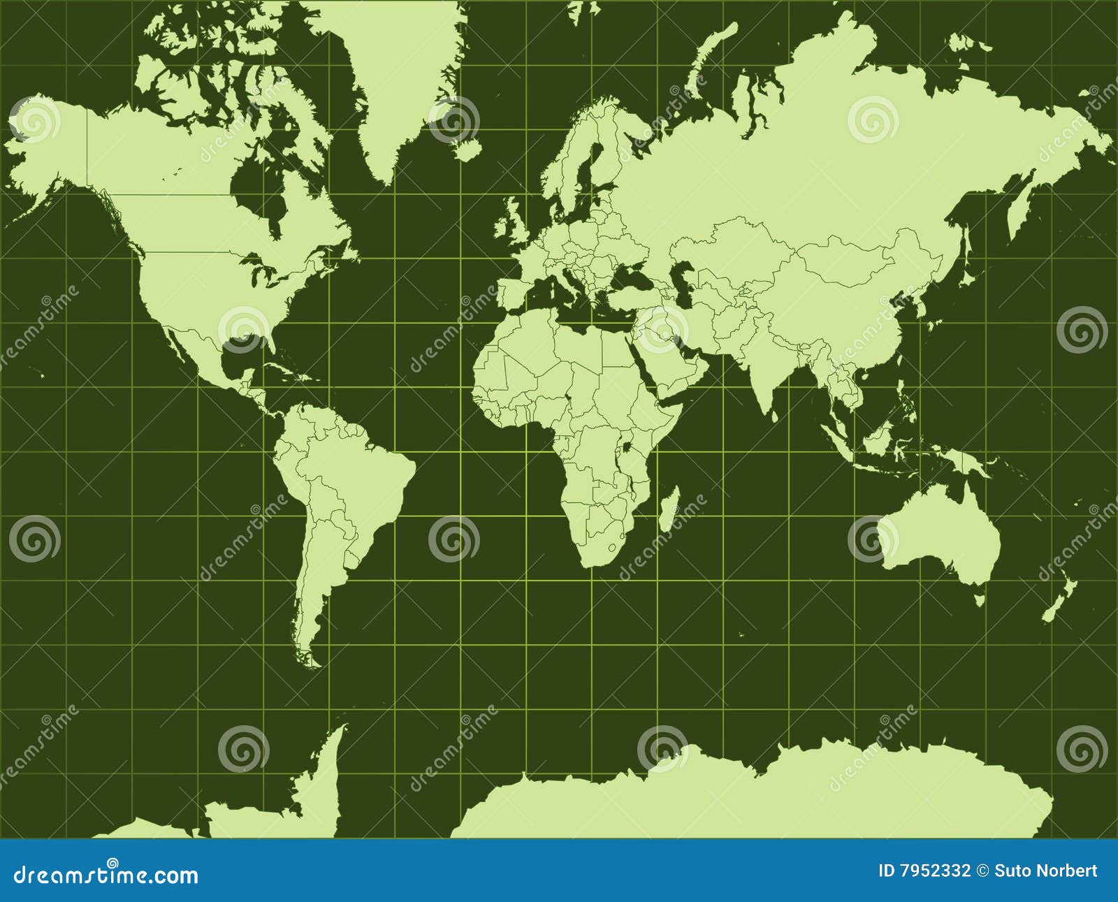 Detailed vector world map stock vector. Illustration of vector - 7952332 Detailed vector world map stock vector. Illustration of vector - 7952332