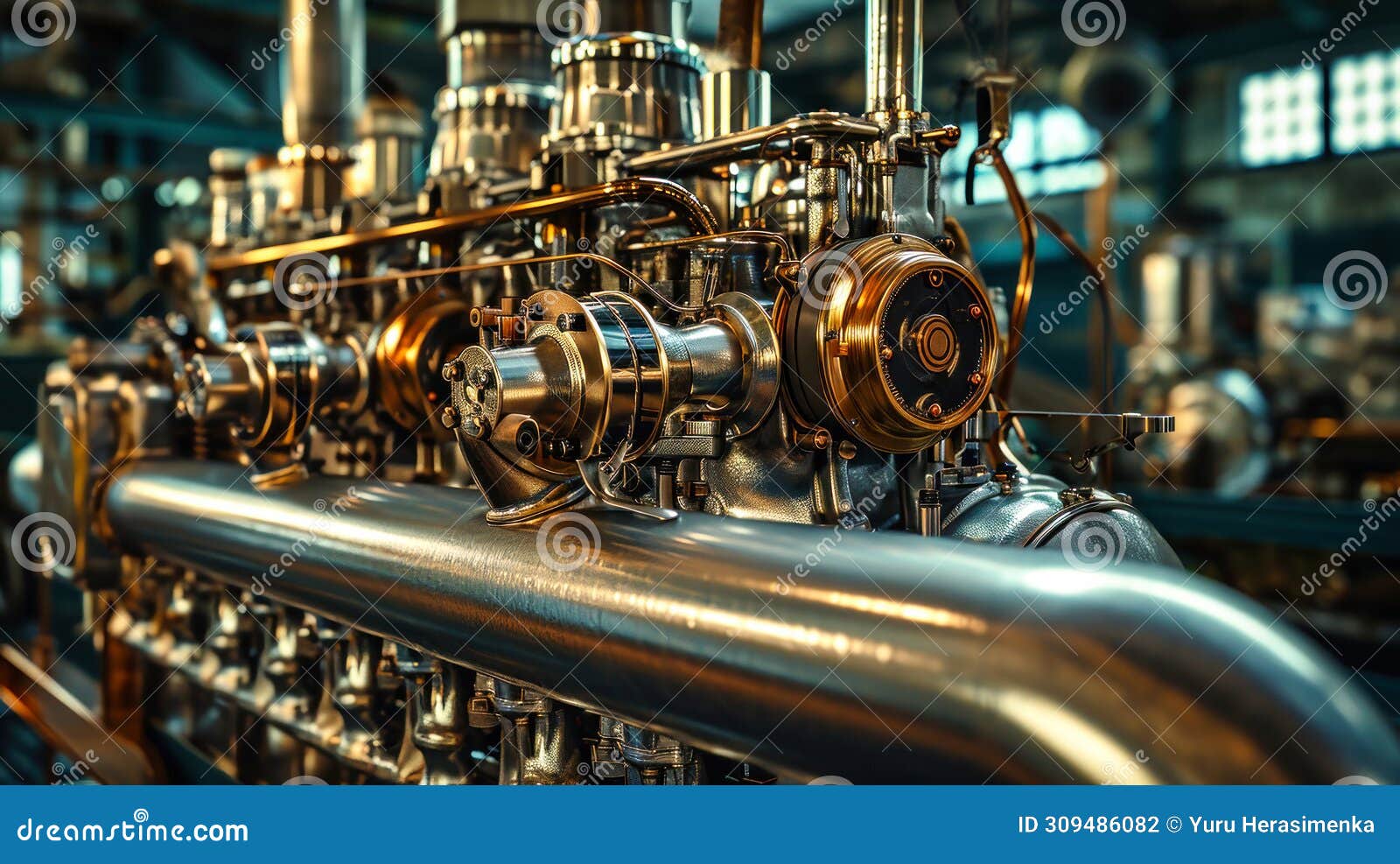 Detailed View of Advanced Mechanical Device in Production, Showcasing ...