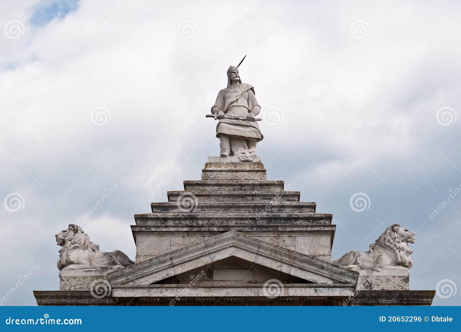Detailed View on the Arpad Statue Stock Photo - Image of historic ...
