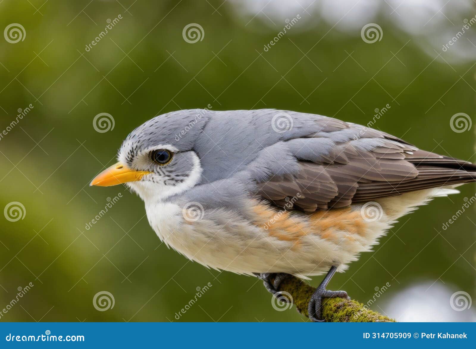 Detailed View of a Birds Eye, Sharp Focus, Blurred Garden in Winter. AI ...