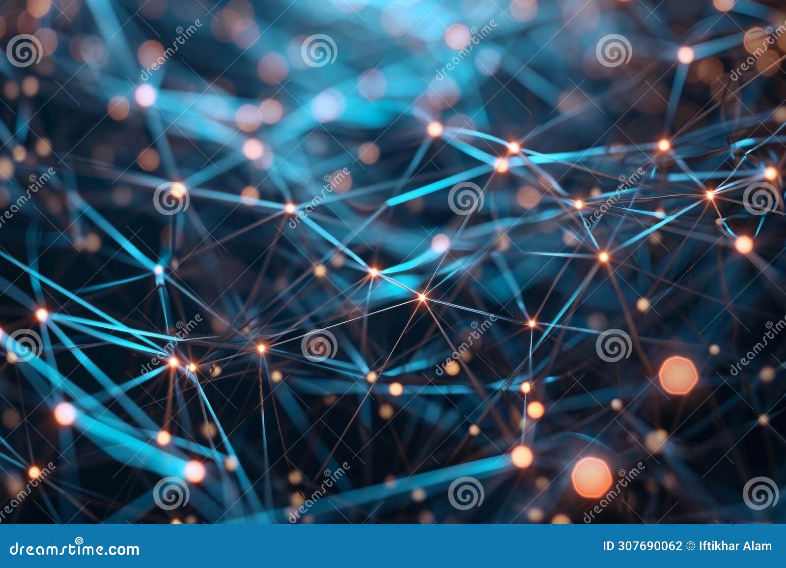 A Detailed View of a Blue and Black Background, Showcasing the ...