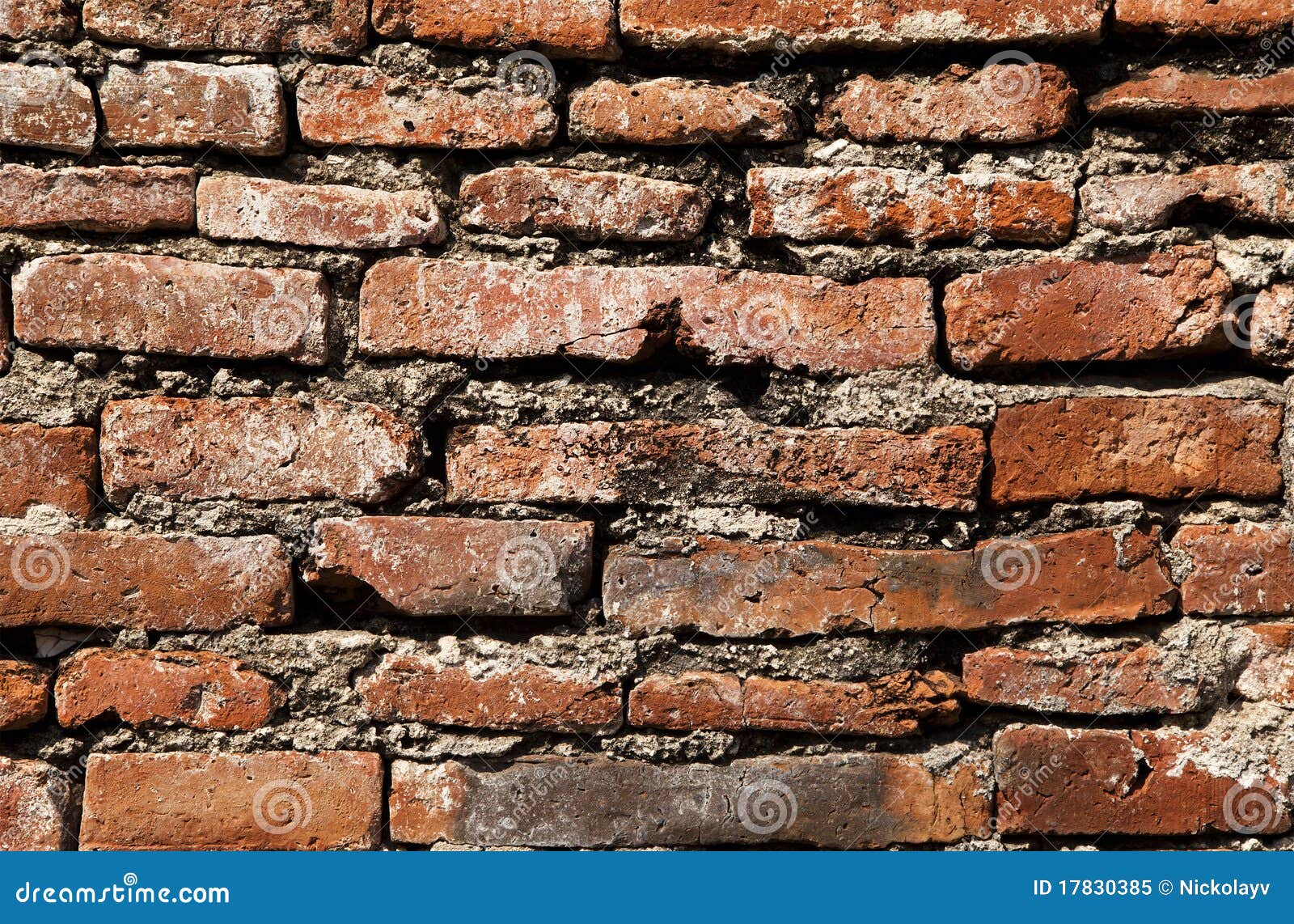 Detailed View of the Brick Wall Stock Image - Image of pattern, brick ...