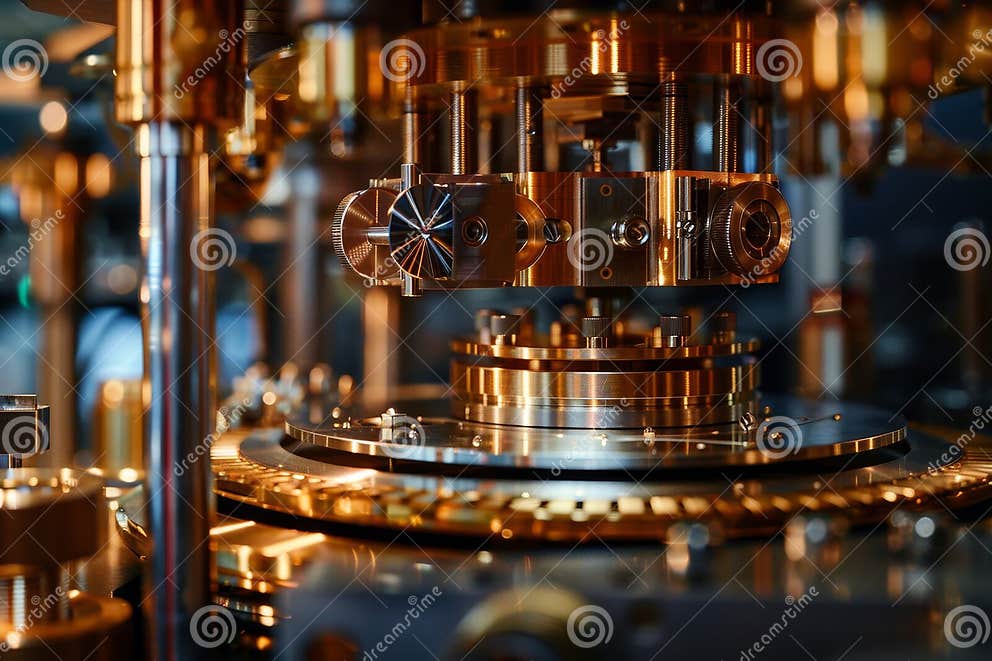 Detailed View of a Clock Placed on a Table, Showing Time Ticking Away ...