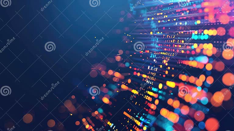 A Detailed View of Colorful Programming Code Being Displayed on a ...