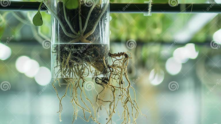 A Detailed View of the Complex Root System of a Mature Hydroponic Plant ...