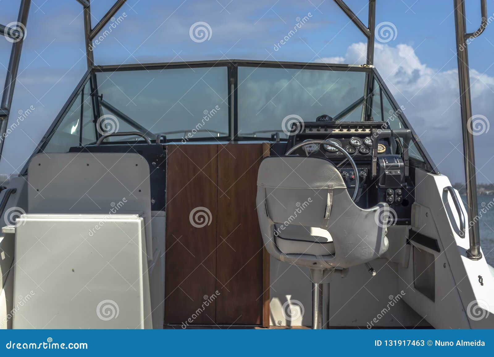 Detailed View of Control Panel on Private Boat Stock Image - Image of ...