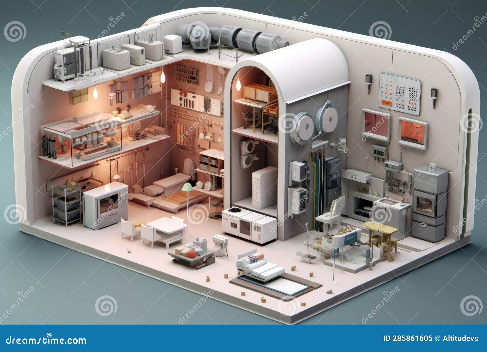 Detailed View of Energy Storage System Components Stock Image - Image ...