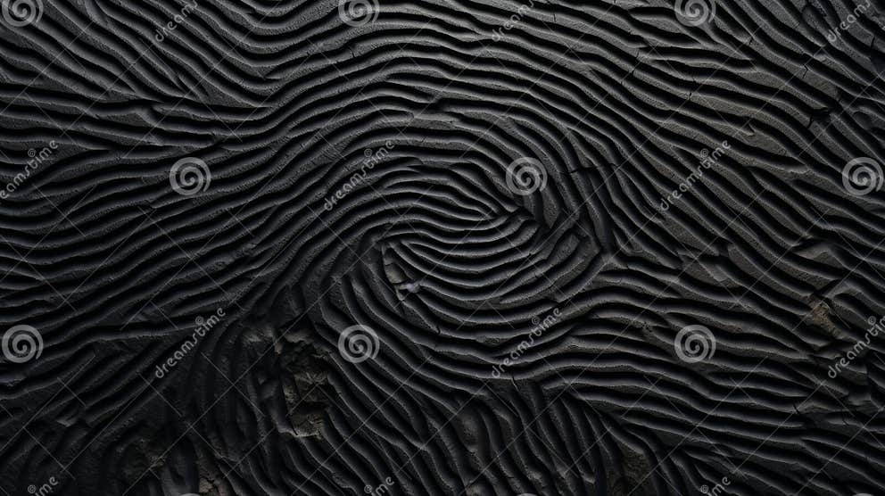Detailed View of Fingerprint Texture Stock Illustration - Illustration ...