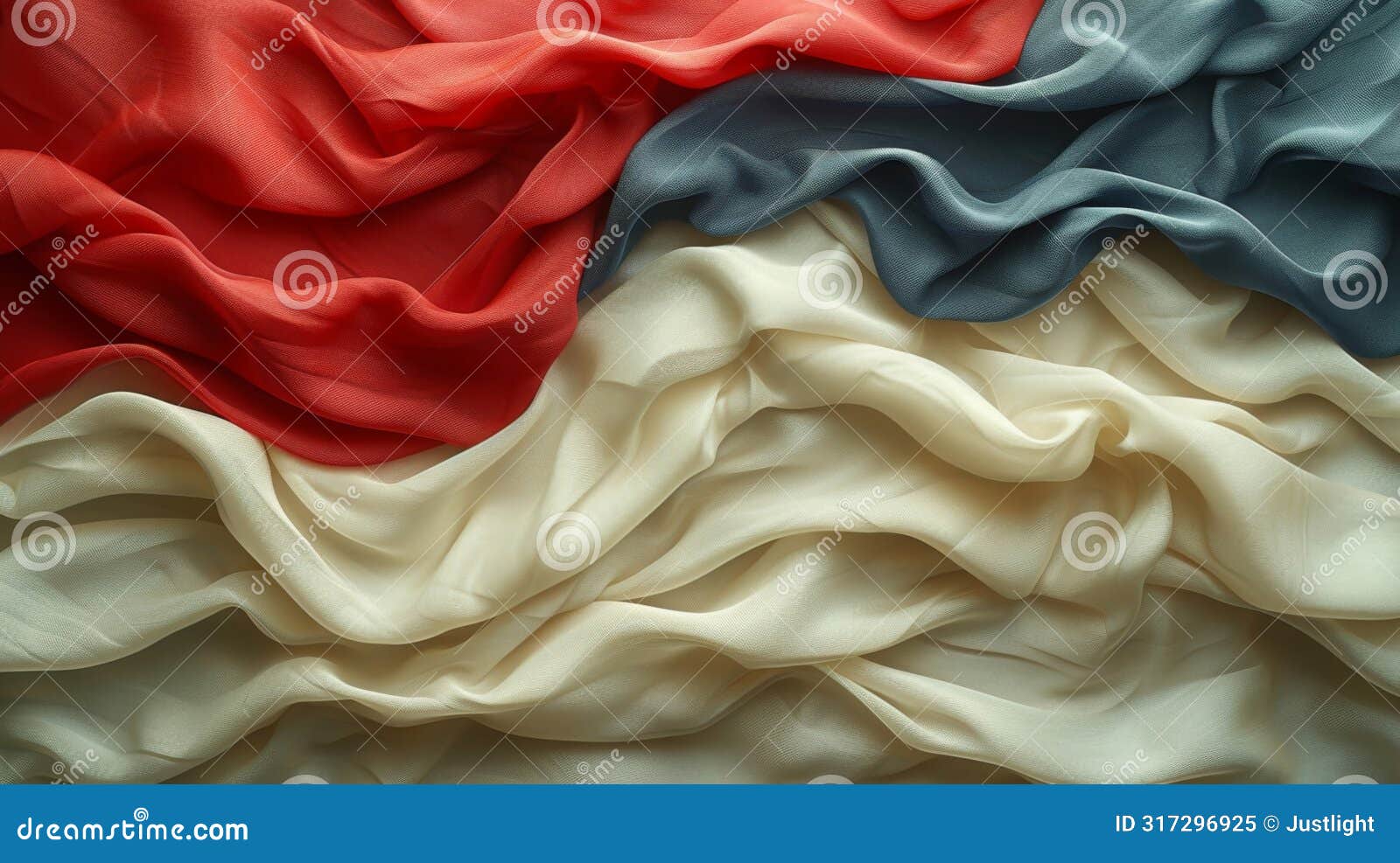 Detailed View of the Flags Flapping Edges Showcasing Its Unique Texture ...