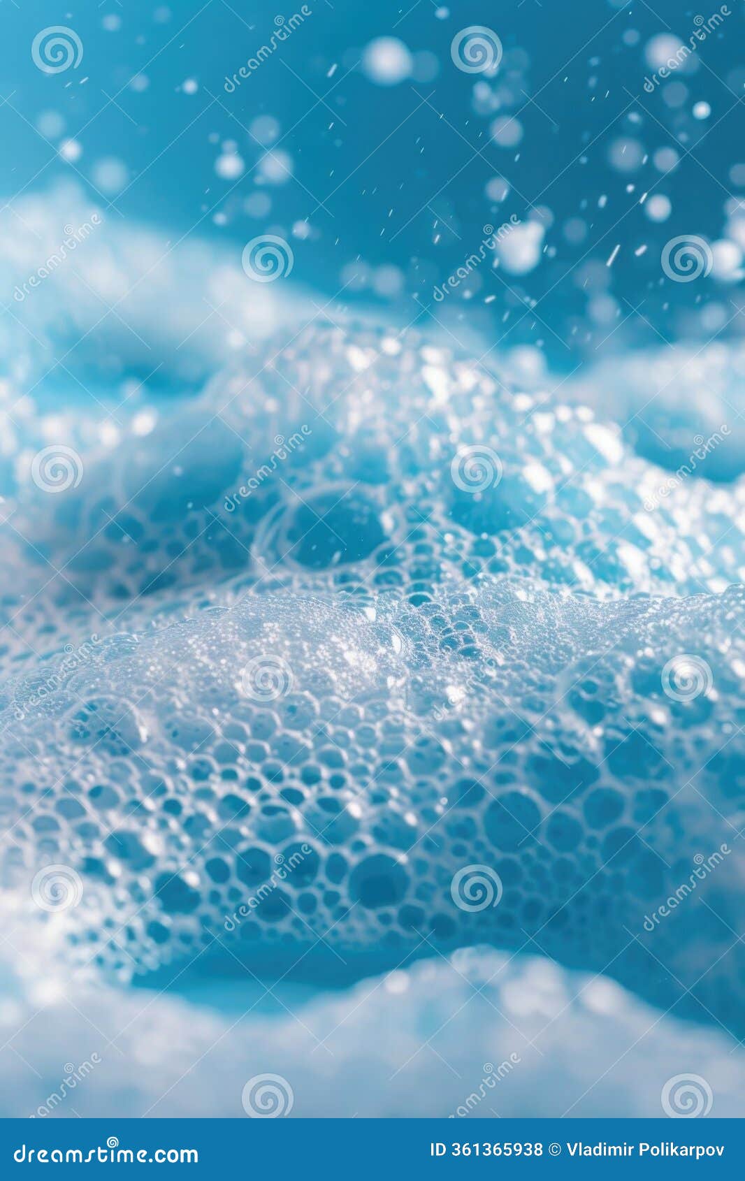 Detailed View of Foamy Surface with Bubbles, Ideal for Texture ...