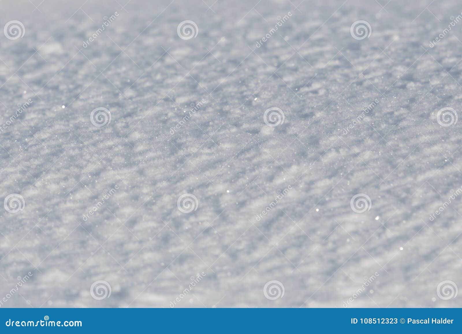 Detailed View of Glittering Snow Surface Stock Image - Image of sparkle ...