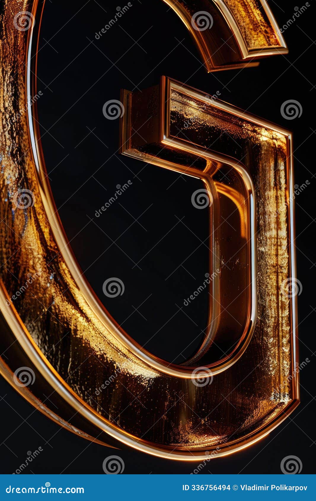 A Detailed View of a Golden Letter G Stock Photo - Image of letter ...