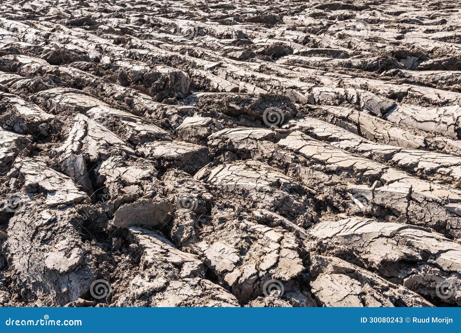 Ridges of Heavy Clay after Ploughing Stock Image - Image of details ...