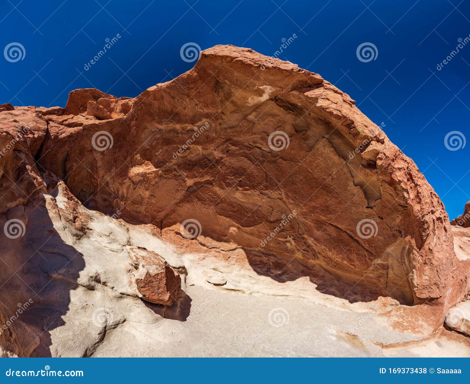 Huge Stone with Petroglyphs in Atacama, Chile Stock Photo - Image of ...