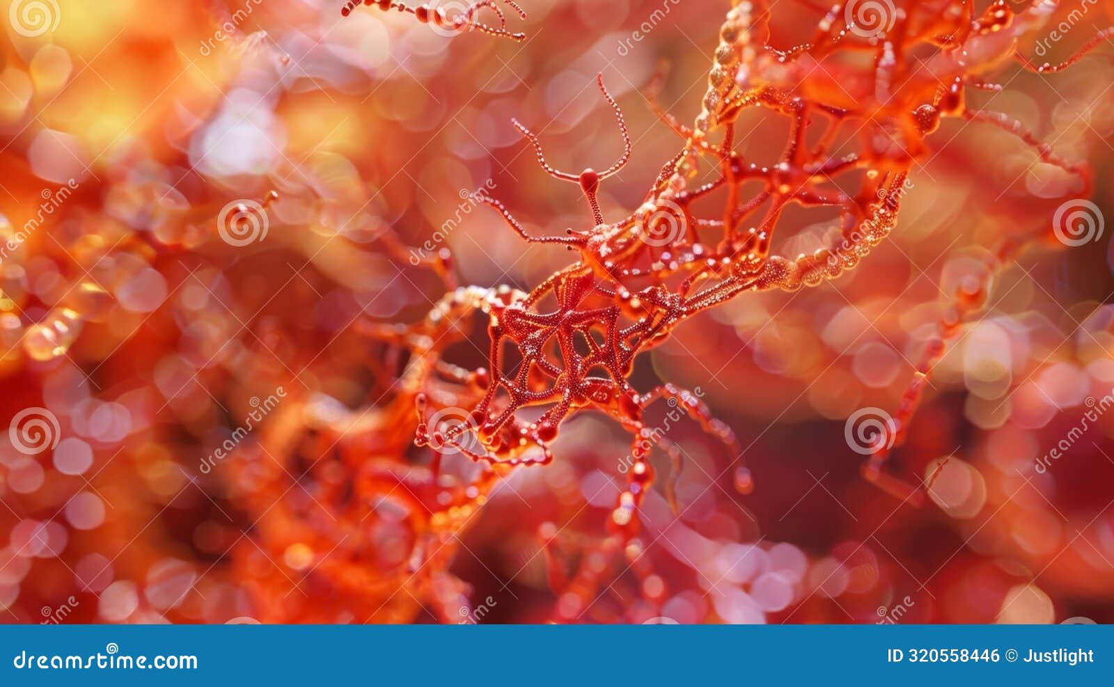 A Detailed View of the Inner Workings of a Red Cell with Its Intricate ...