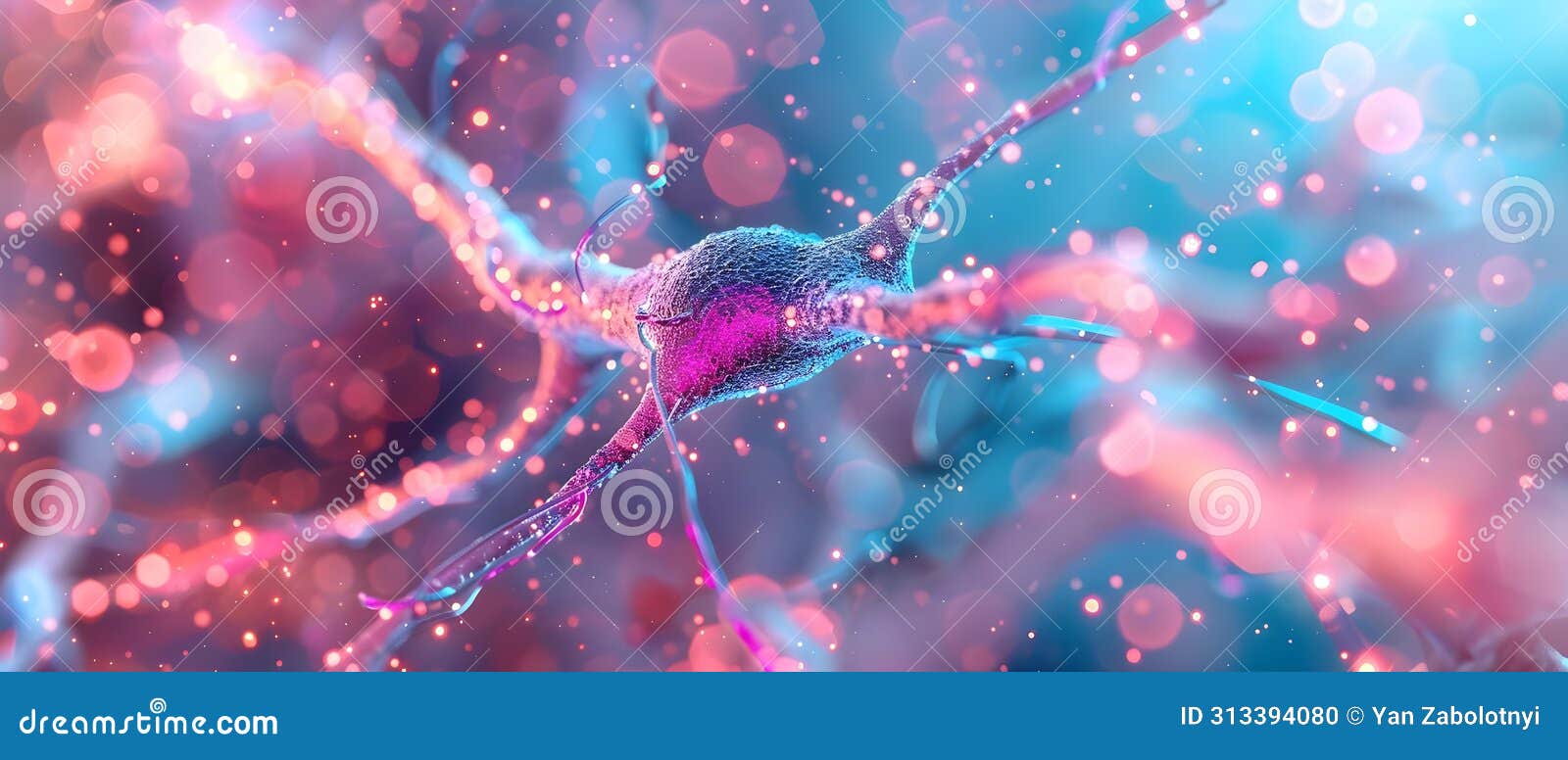 Detailed View of Neurological Map Illustrating Nerve Function and ...