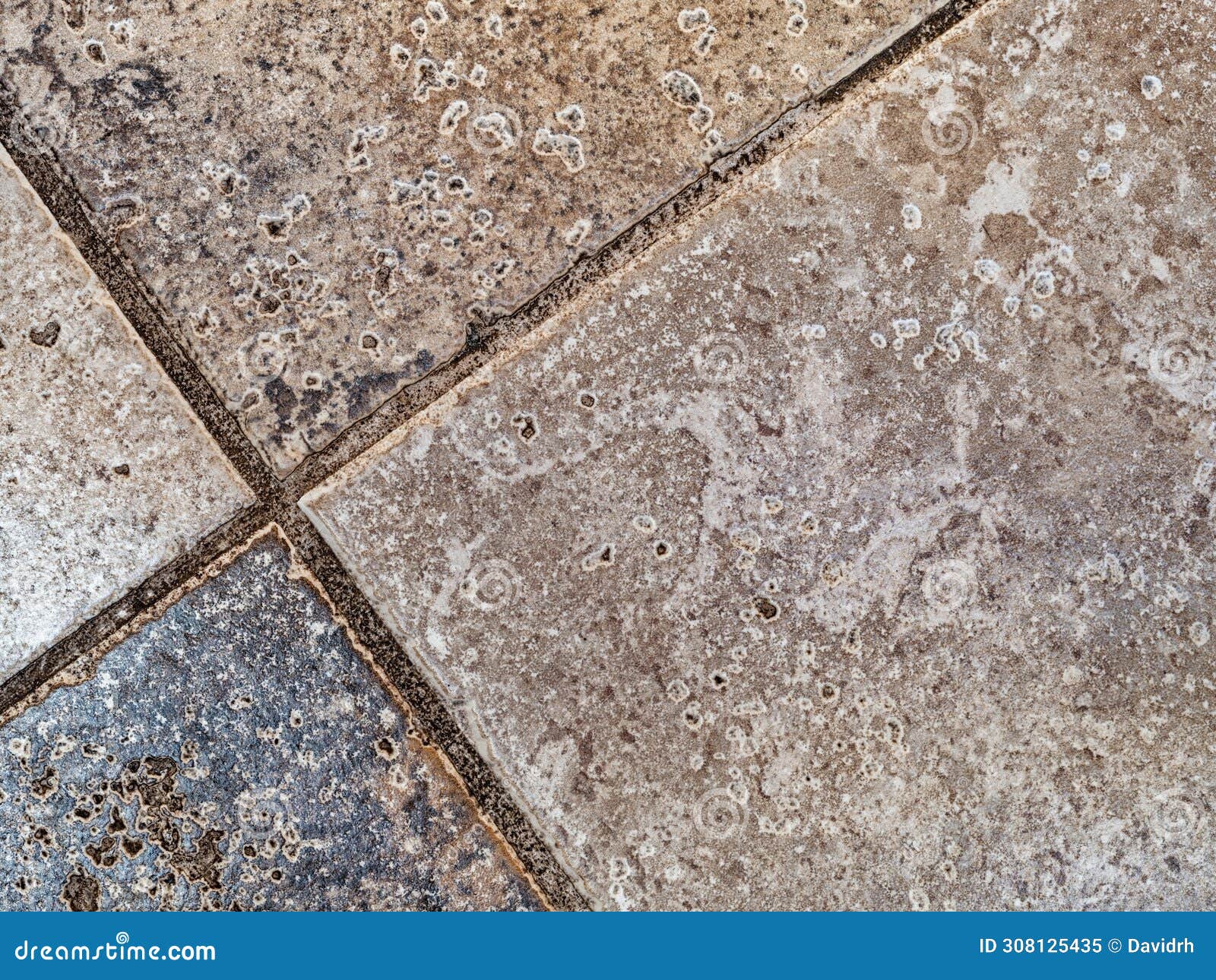 A Detailed View of the Patterns of Kitchen Floor Tiles Stock Image ...