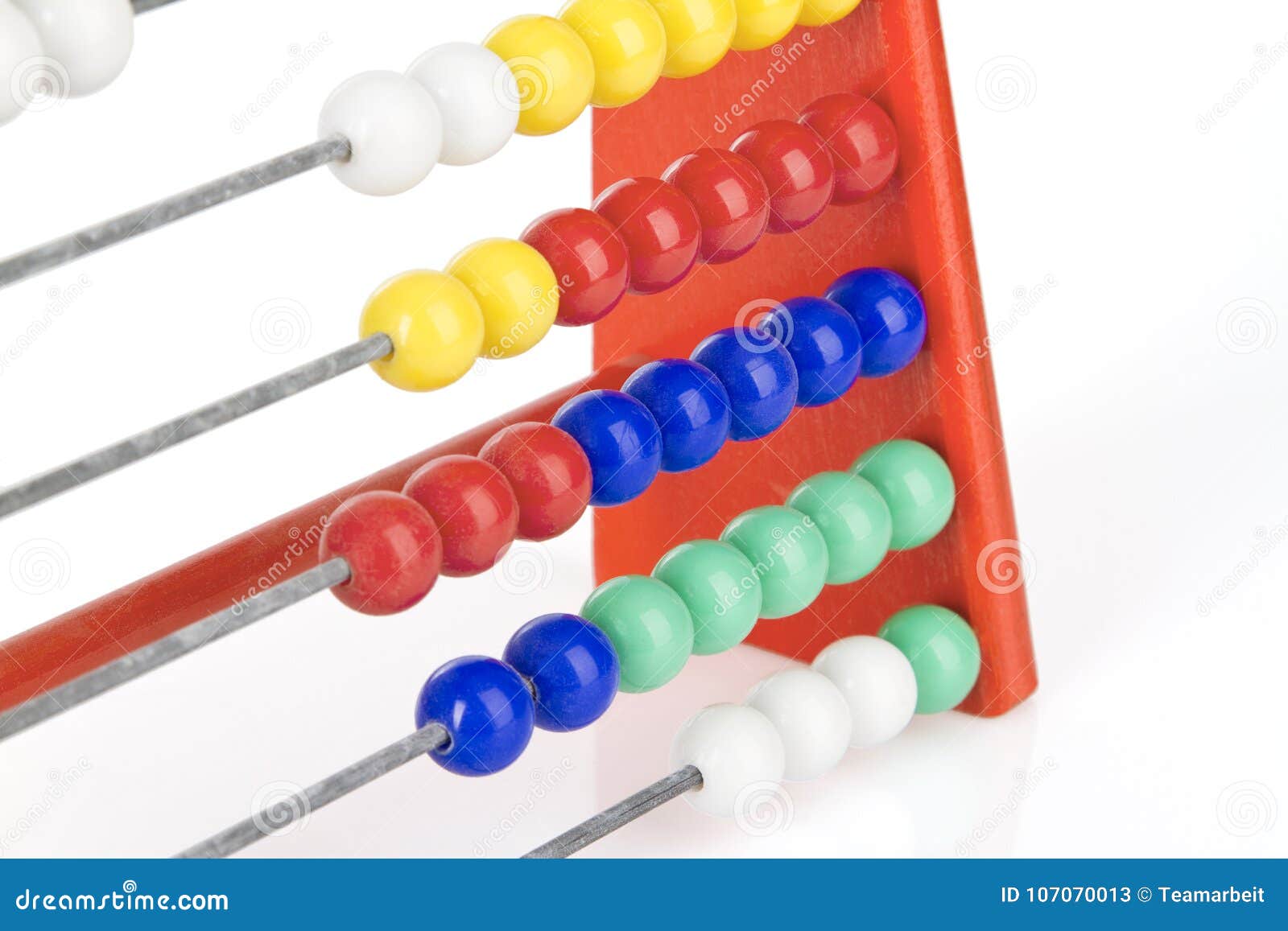 Detailed view of an abacus stock image. Image of business - 107070013