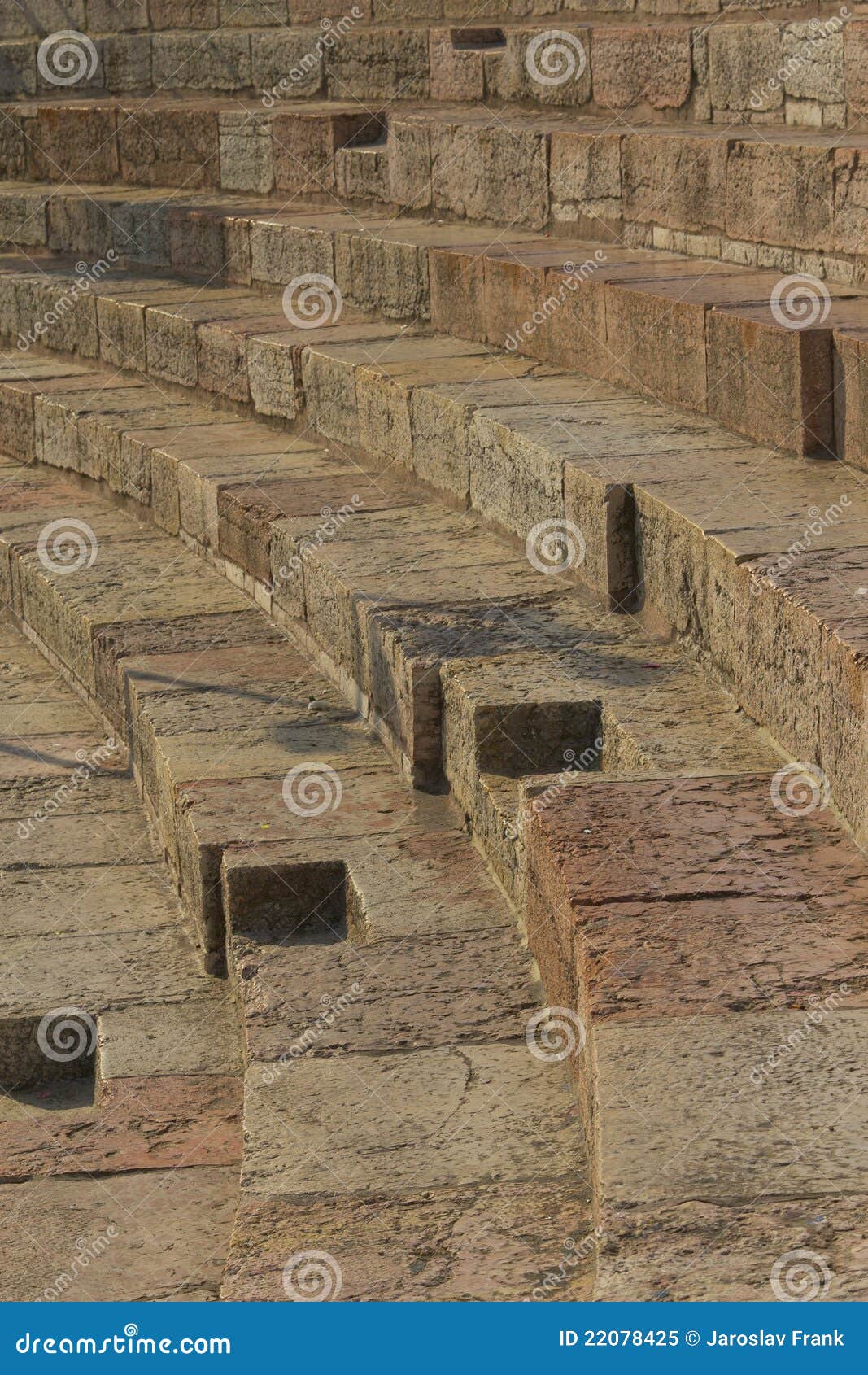 Detailed View of the Stairs in the Amphitheater Stock Image - Image of ...