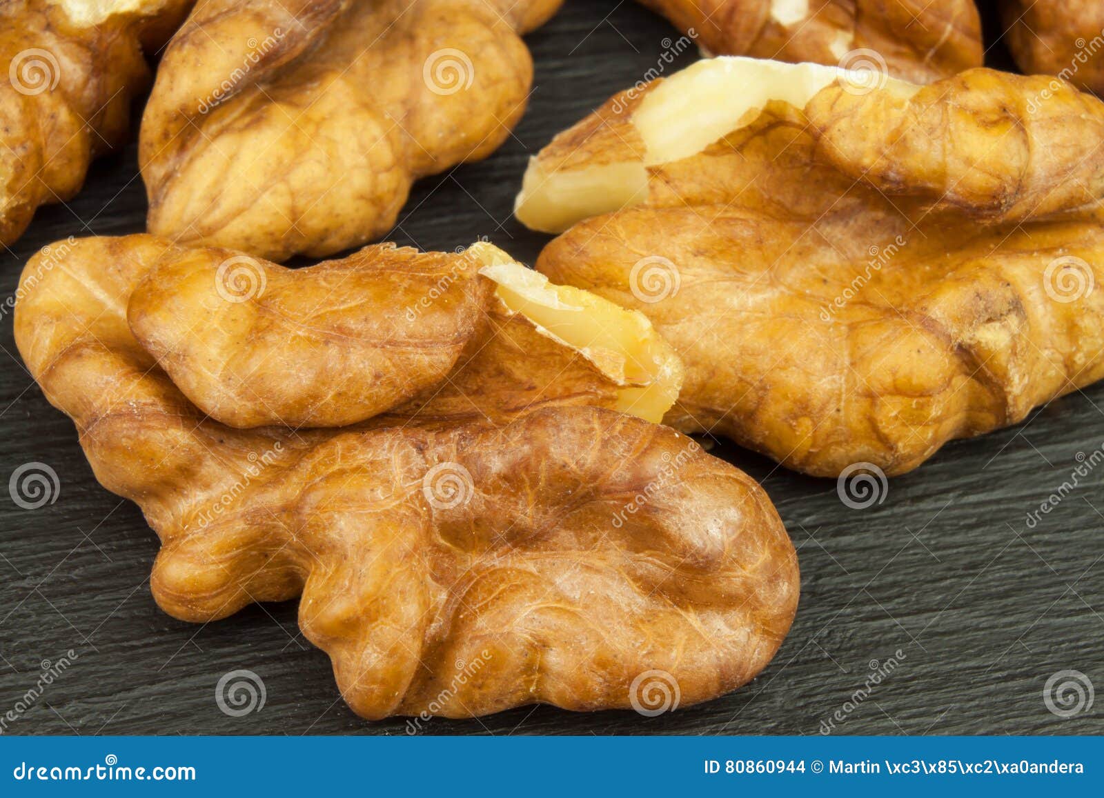 Detailed View of the Structure of the Shell of a Walnut. Super Foods ...