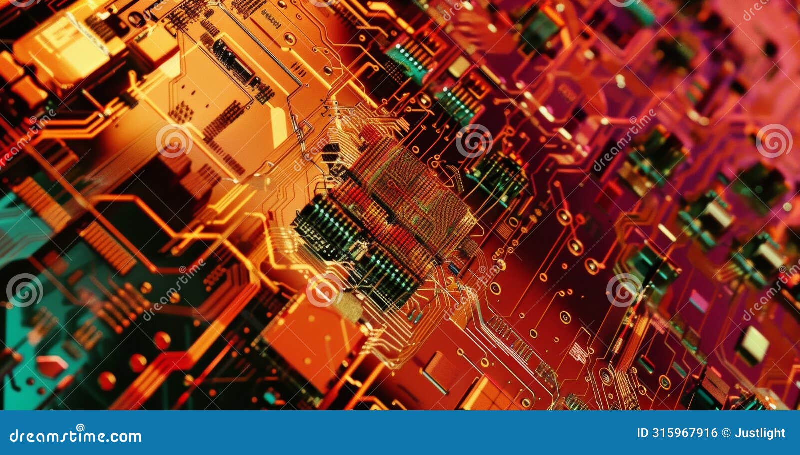 A Detailed View of a Thin Film Transistor Its Intricate Circuitry ...
