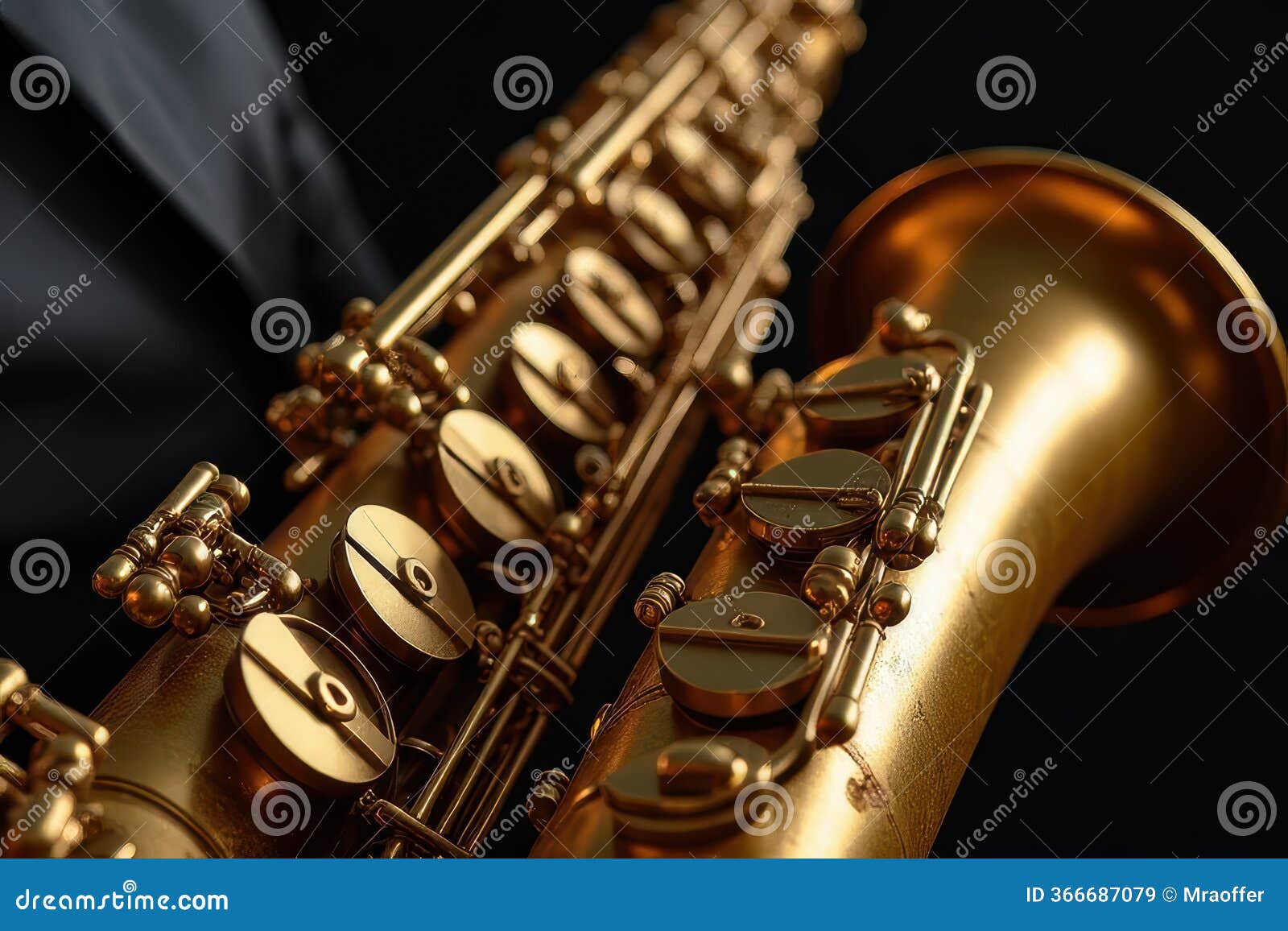 Baritone Saxophone Line Drawing Cartoon Style. Brass Instrument Clipart ...