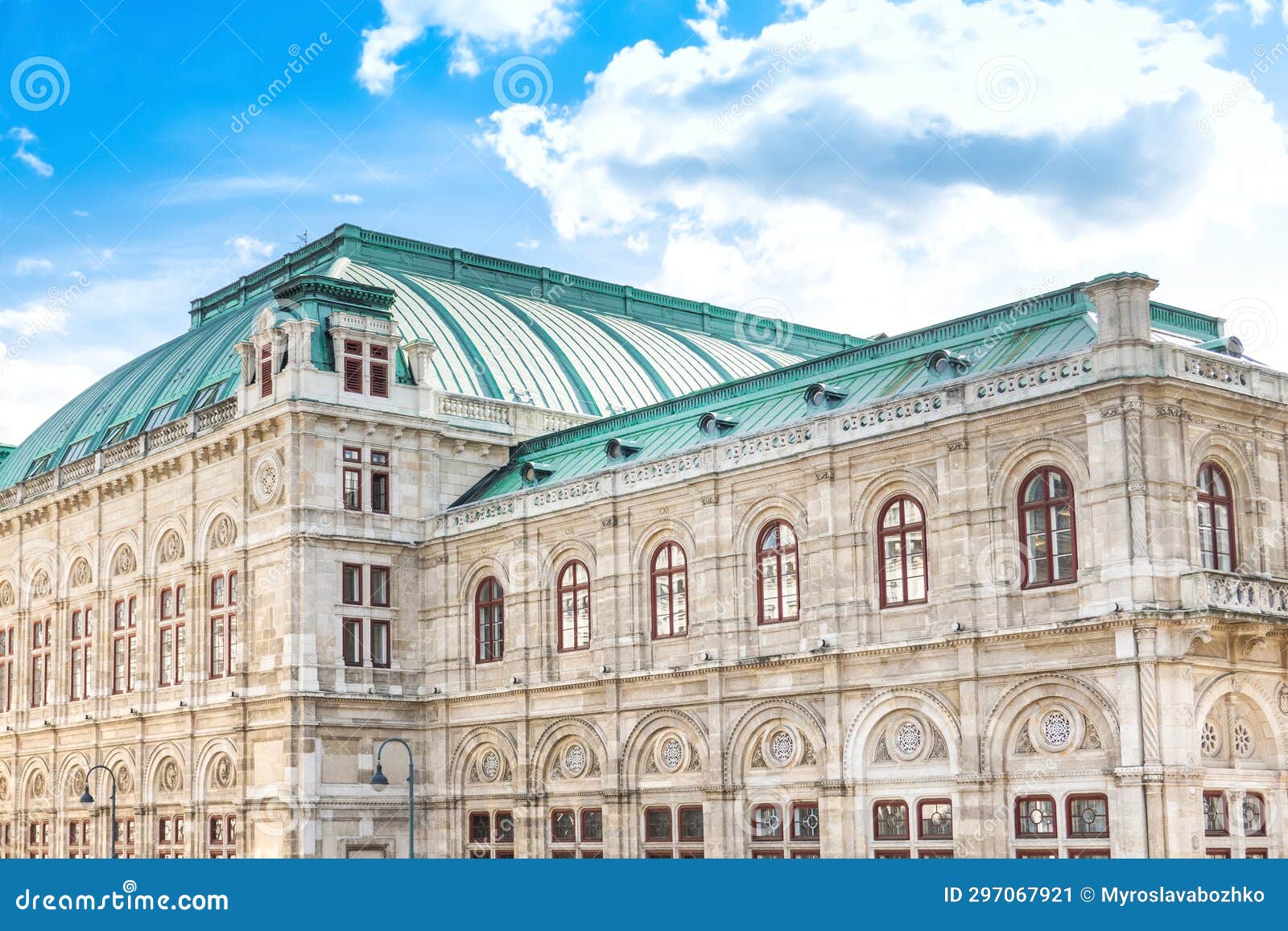 A Detailed View of the Vienna State Opera House in Vienna Editorial ...