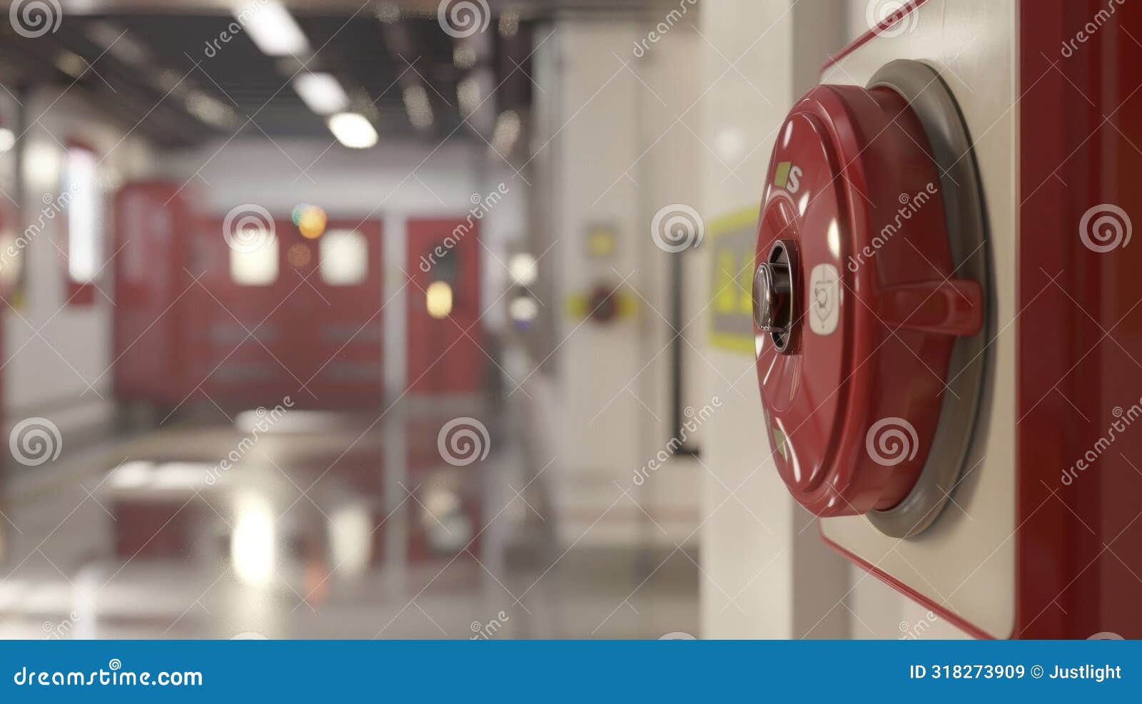 A Detailed View of a Virtual Fire Alarm Demonstrating How To Test and ...