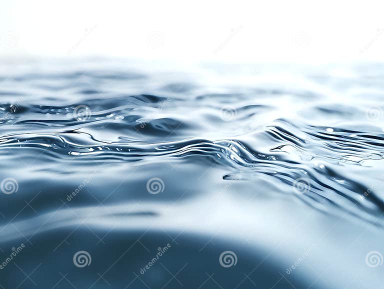 Detailed View of Water Ripples Reflecting Light Creating Mesmerizing ...
