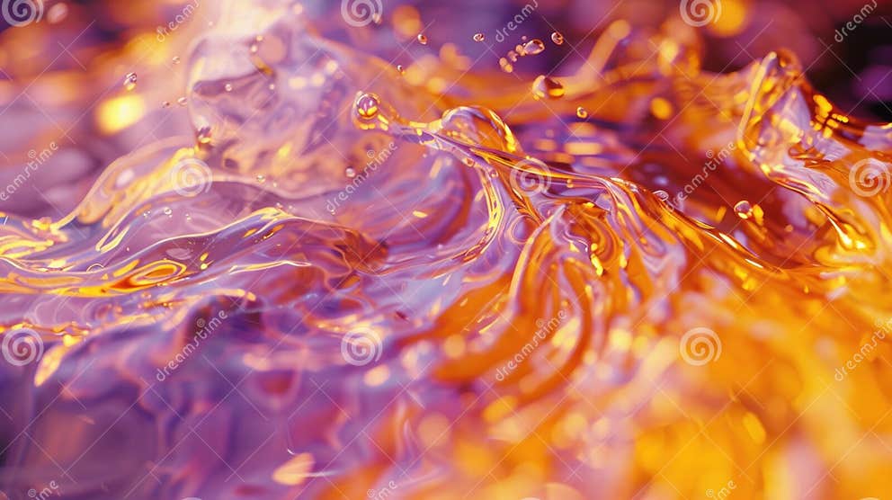 A Detailed View of a Wave S Surface with Water Movement and Texture ...