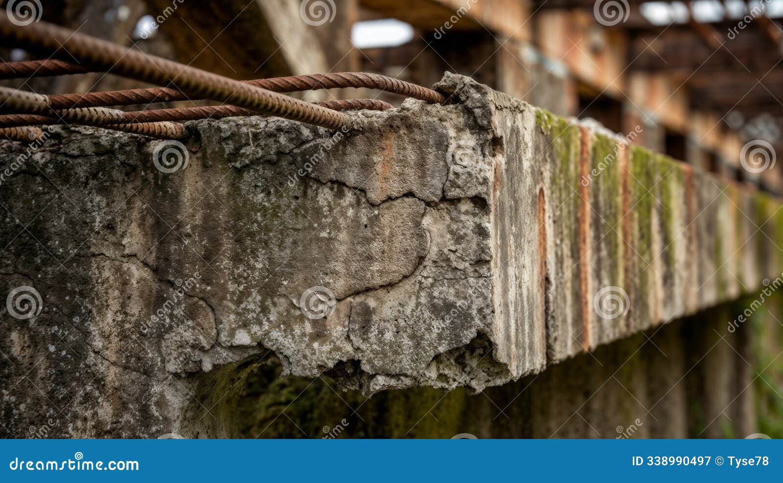 Rusty Rebars Waiting For Concrete Pouring At Construction Site During ...