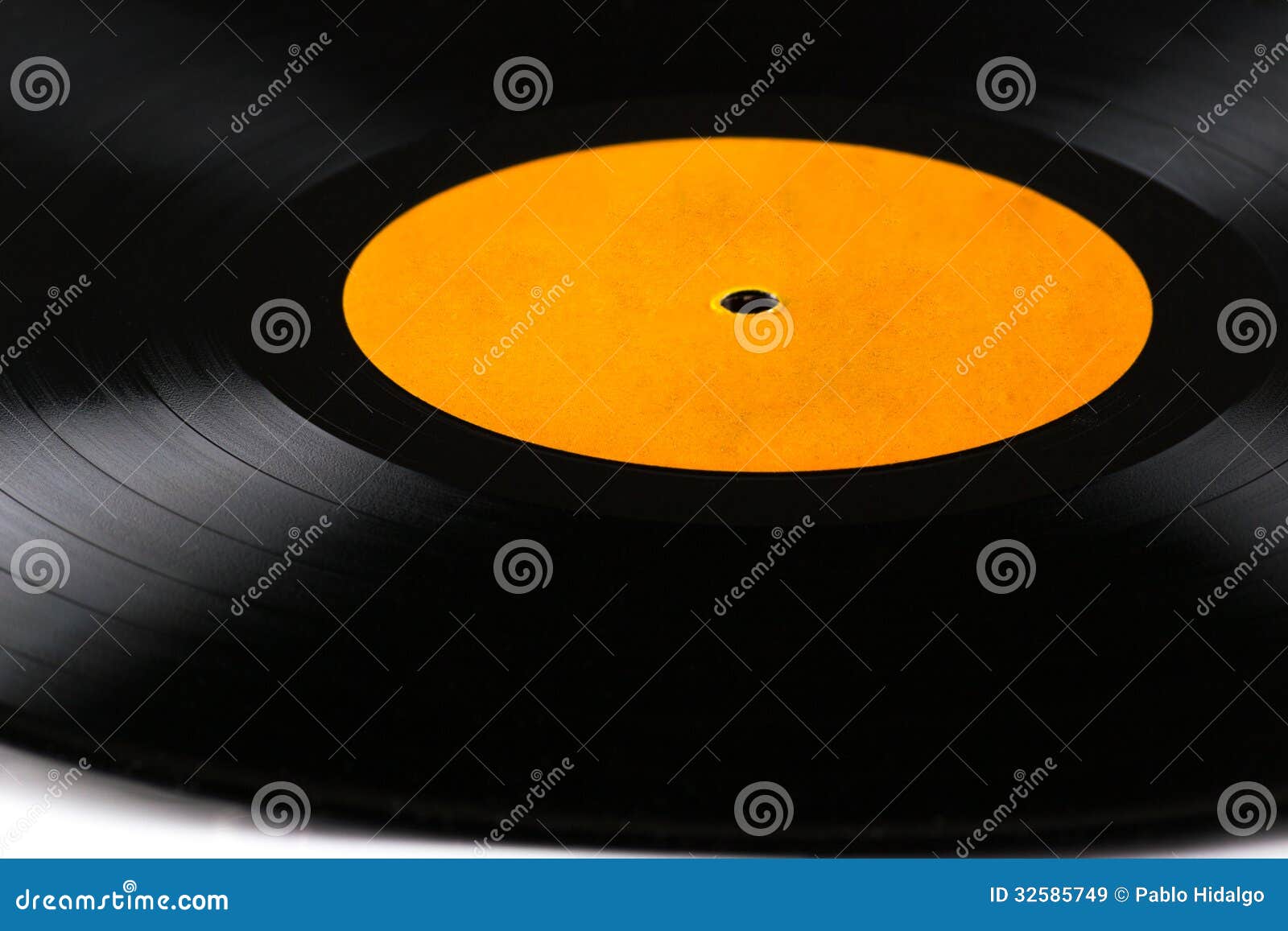Detailed Vinyl LP Close Up Background Stock Image - Image of label ...