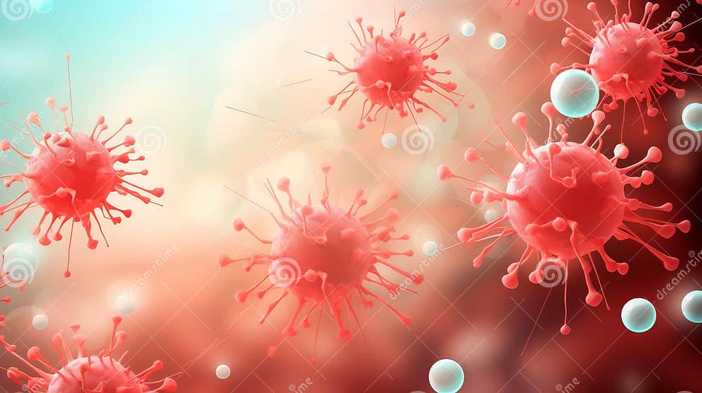 Detailed Virus Texture Design with Intricate Patterns in High ...