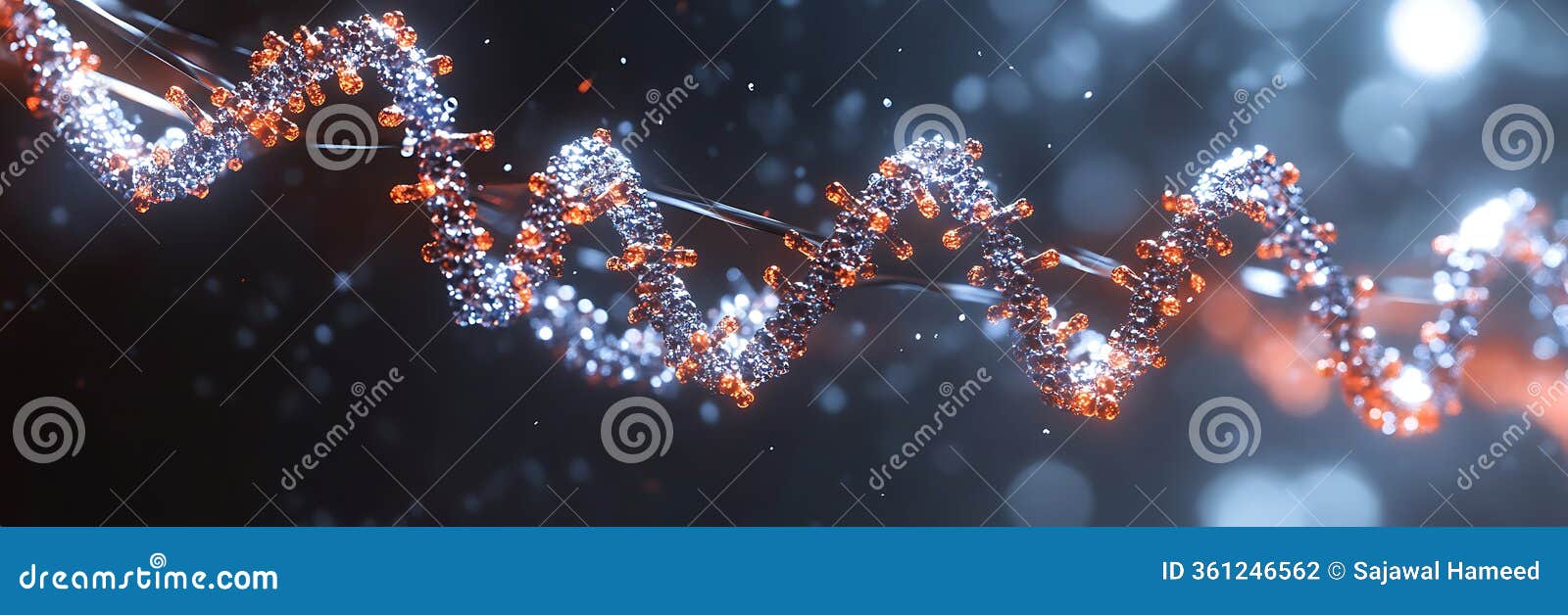 Detailed Visual of DNA Replication with Helicase Polymerase in Action ...