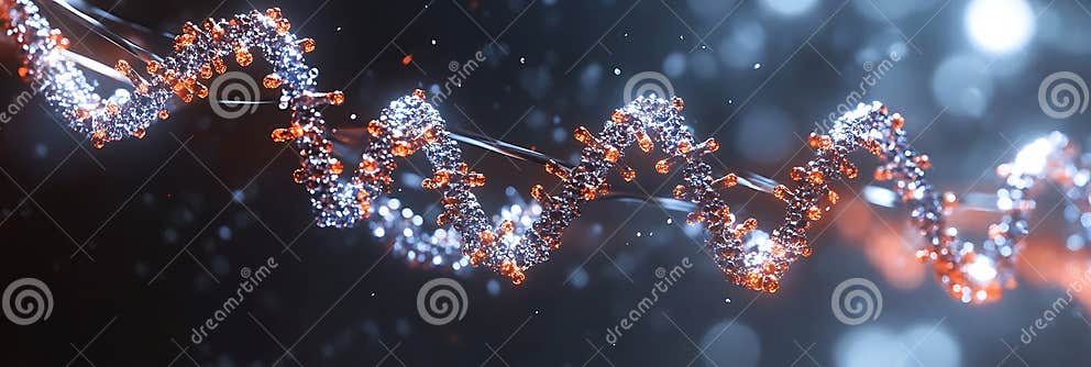Detailed Visual of DNA Replication with Helicase Polymerase in Action ...