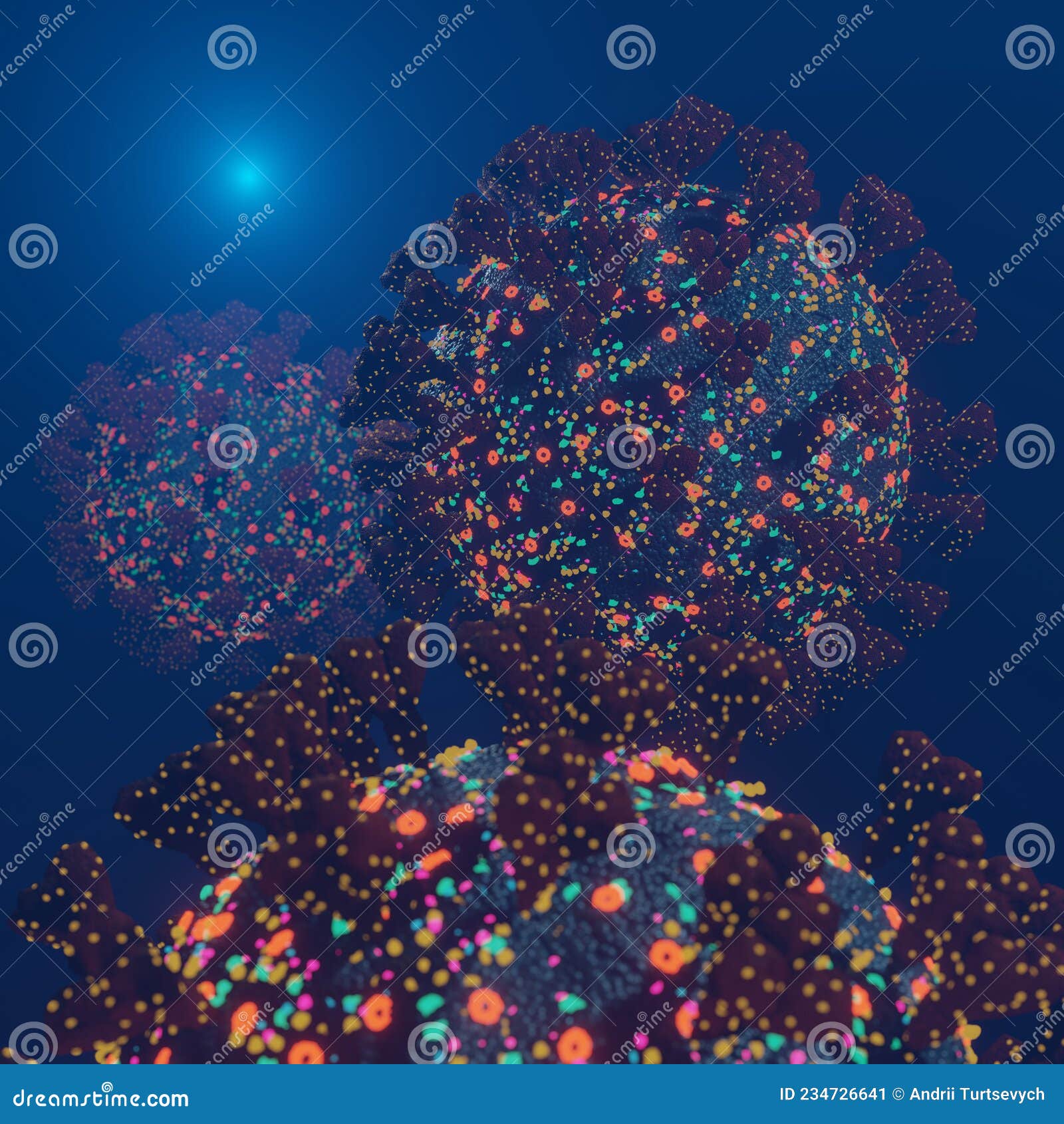 Visualisation of SARS-CoV-2 Virus in Humid Environment Under Microscope ...