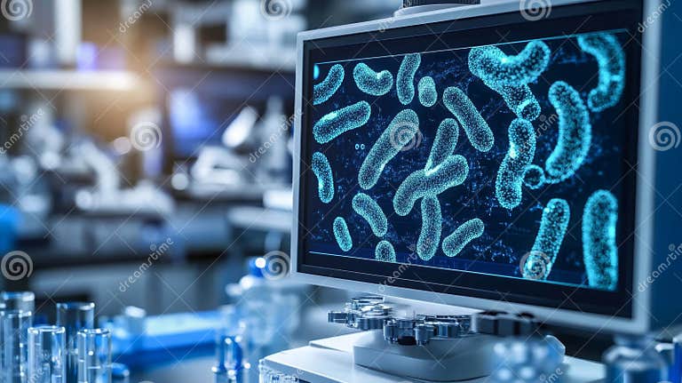 Detailed Visualization of Genetically Engineered Bacteria Under a ...