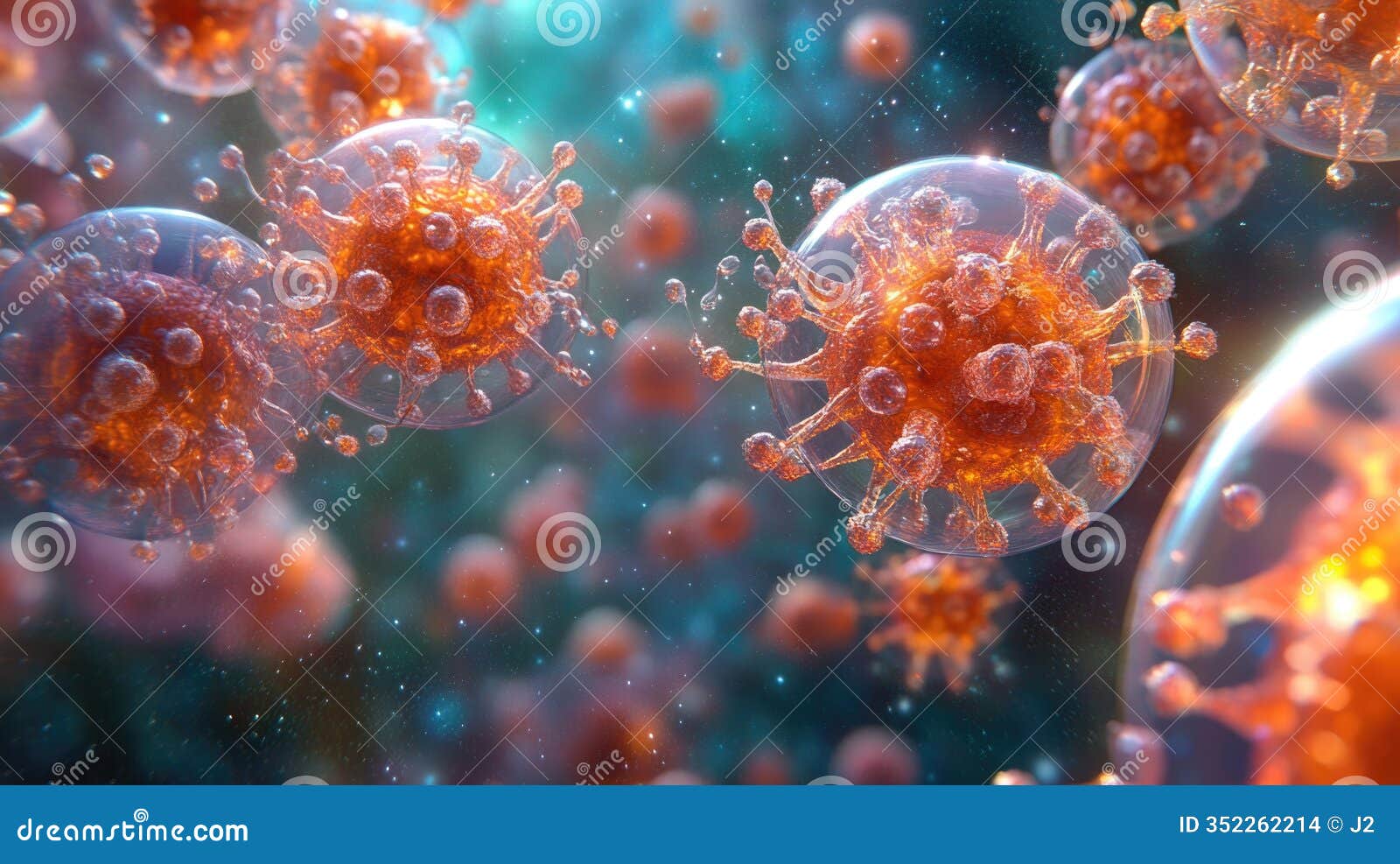 Detailed Visualization of Microscopic Virus Particles in a Spatial ...