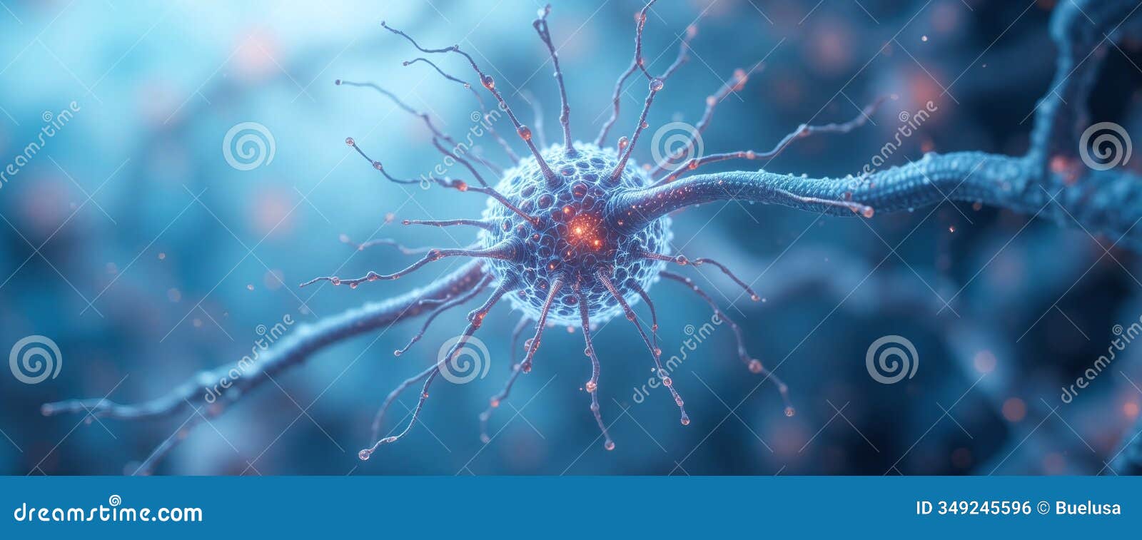 Vibrant Synaptic Activity In The Human Brain, Neurological Connections ...