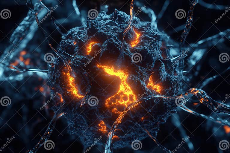 Detailed Visualization of a Virus Structure Highlighting Capsid, Spikes ...
