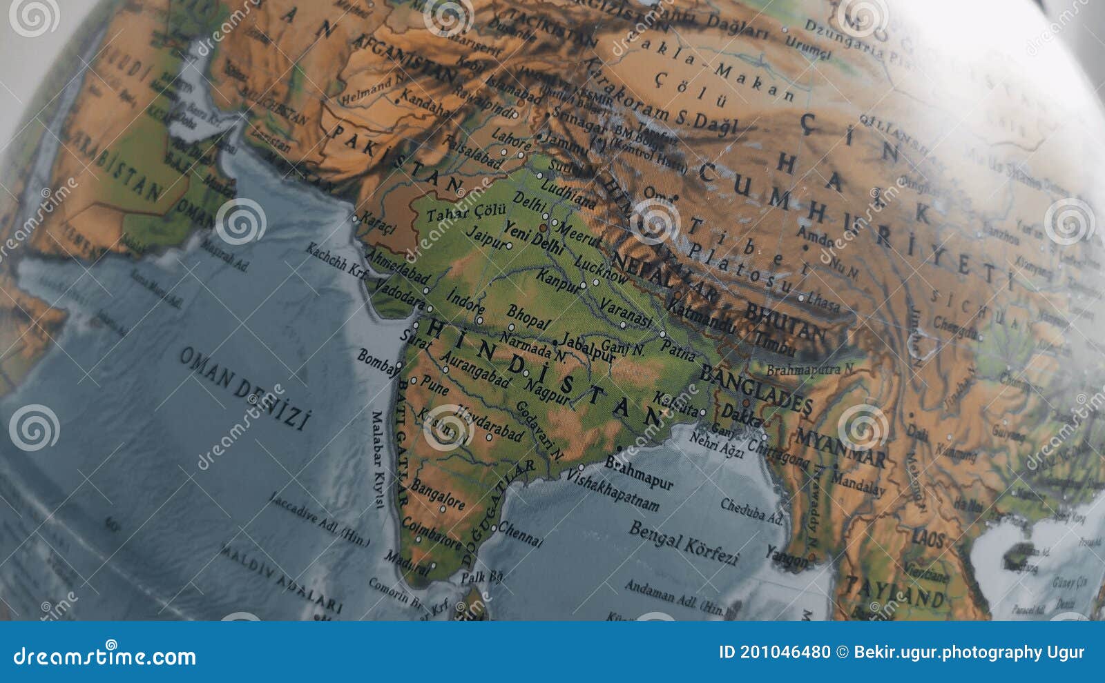 World Map - India Royalty-Free Stock Image | CartoonDealer.com #201046480