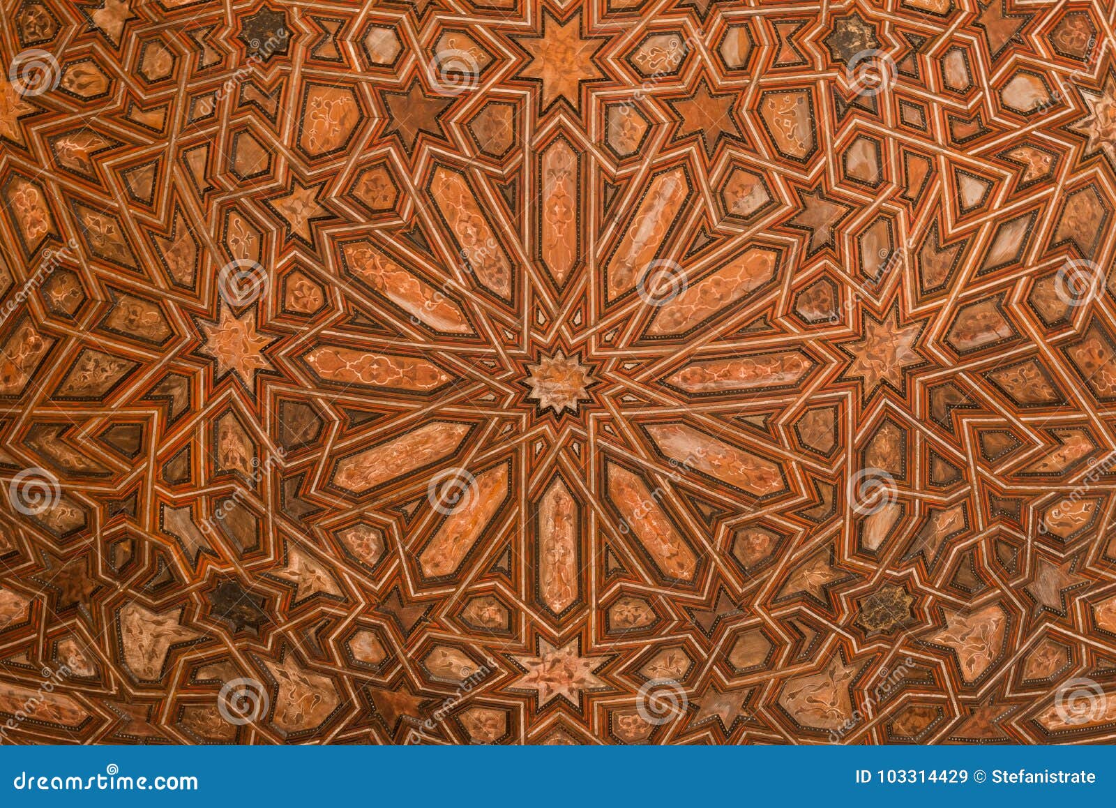 Patterns of Alhambra stock image. Image of palace, arabic - 103314429