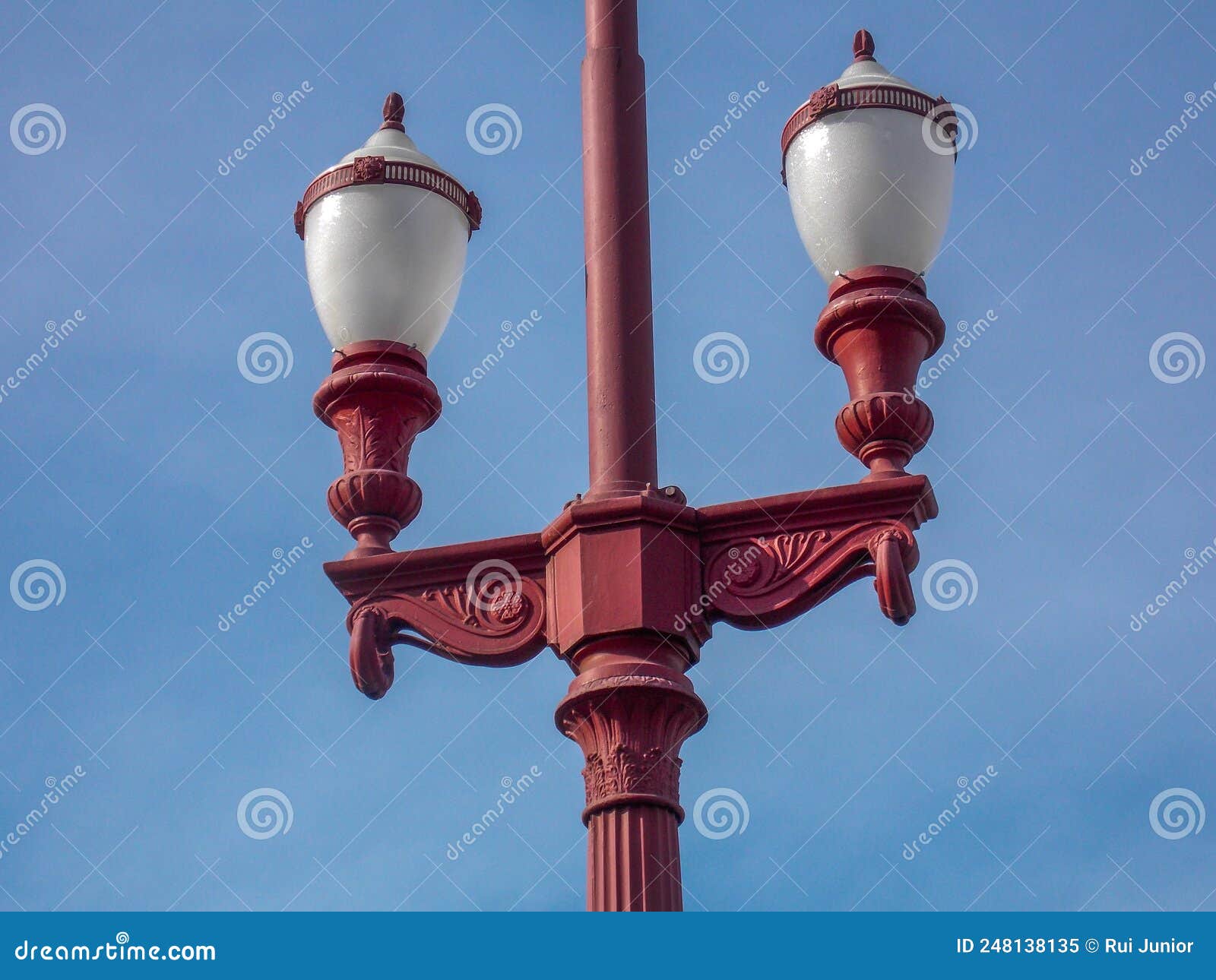 Old post from my city. stock image. Image of details - 248138135