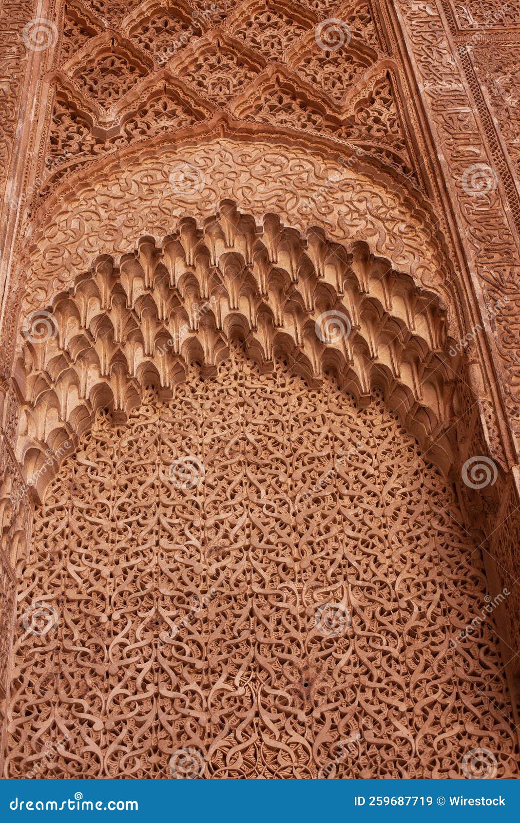 Details of the Ancient Moroccan Architecture Editorial Stock Image ...